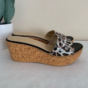 Callisto | Shoes | New Callisto Of California Cheetah Print Wedge ...